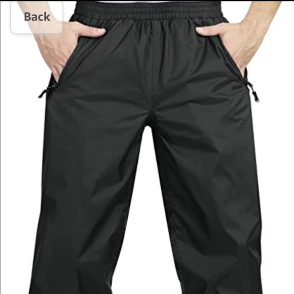 33,000 ft | Pants | New Mens Black Waterproof Rain Pants | Poshmark